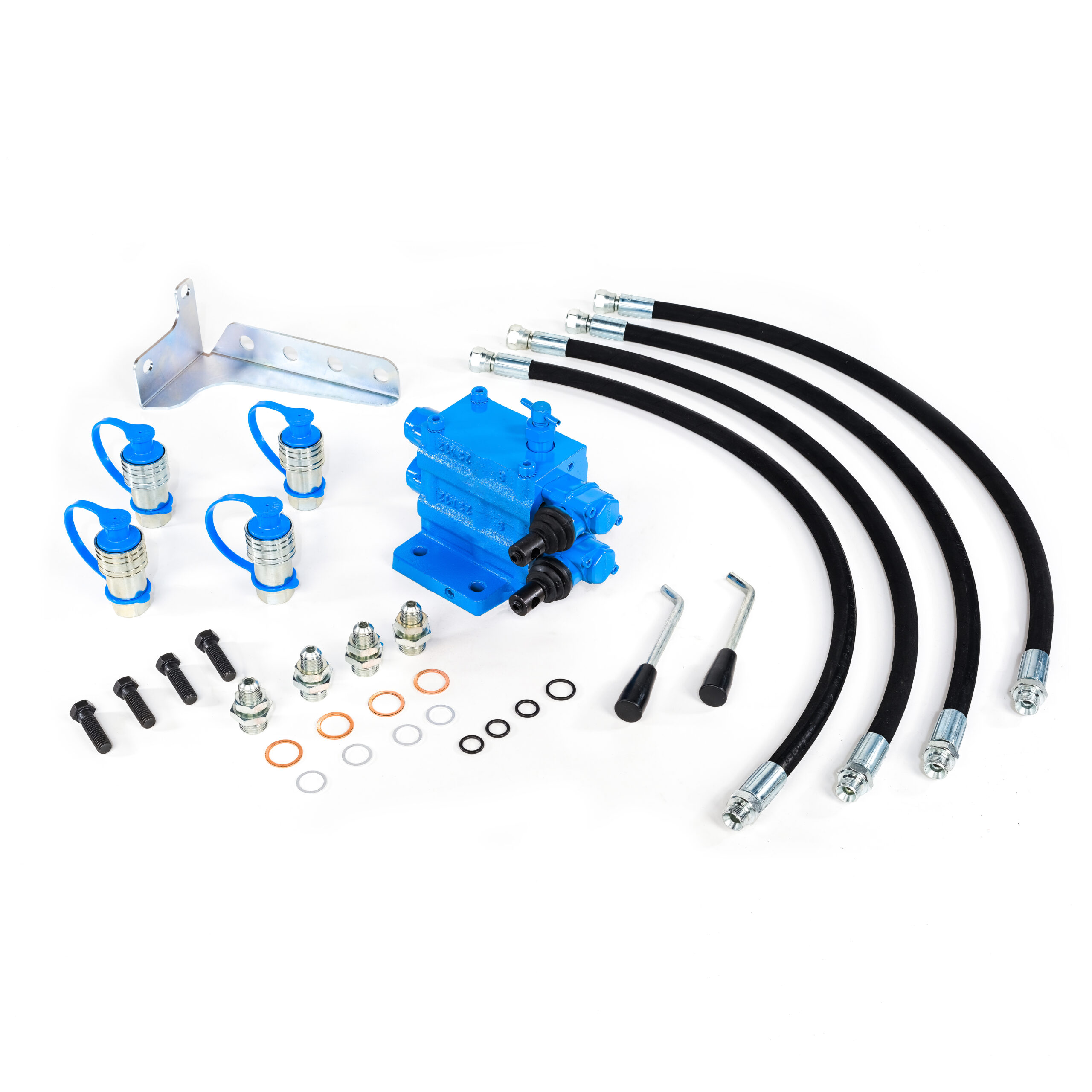 Dual Hydraulic Remote Control Valve Kit for Ford 5000 6000 6600 ...